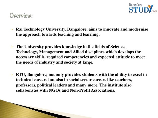Rai Technology University (RTU) | PPT