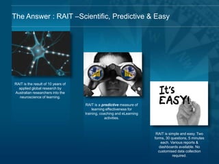 RAIT Learning Evaluation - Overview | PPTX