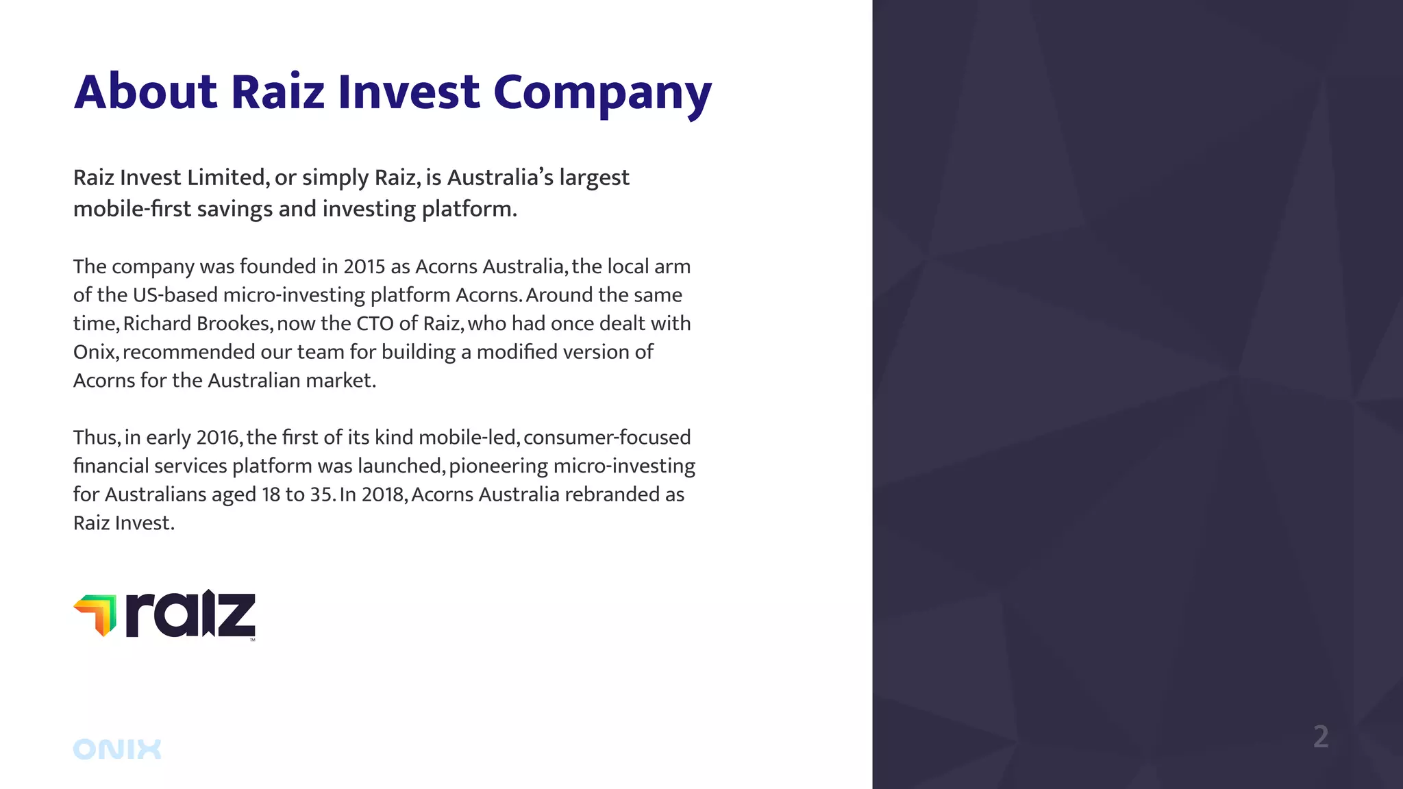 Raiz invest presentation | PDF