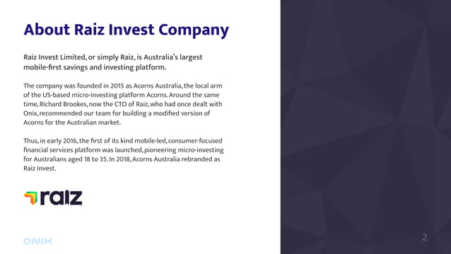 Raiz invest presentation | PPT