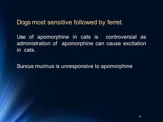 Screening of anti emetics drug | PPTX