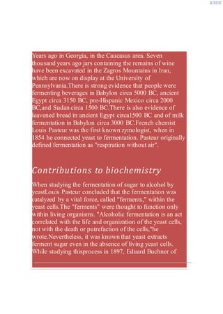 To compare rate of fermention of give sample | PDF