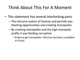 raj and the license raj with respect.ppt