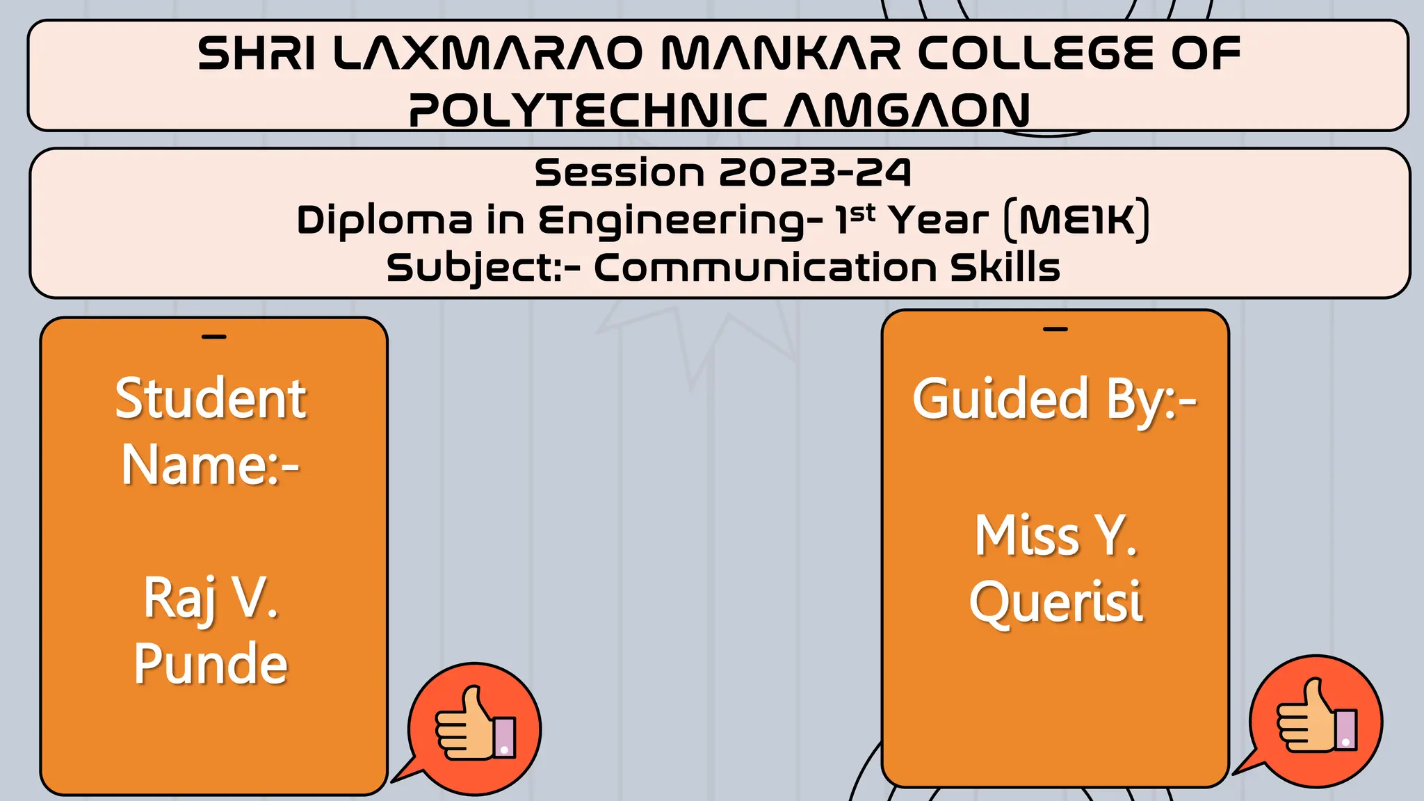 Raj PUNDE MIS QURESI PPT COLLEGE DESIGN M | PPT