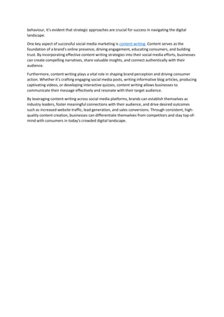 Navigating the Digital Landscape: The Role of Social Media in Modern ...