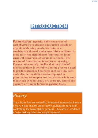 About rate of fermention | PPTX