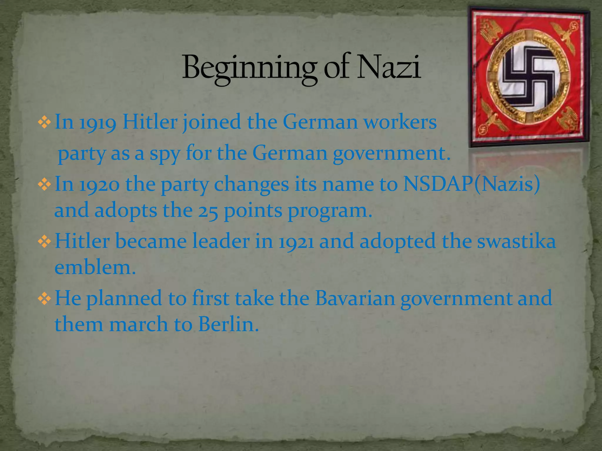 Hitler's nazism led to World War 2 | PPTX
