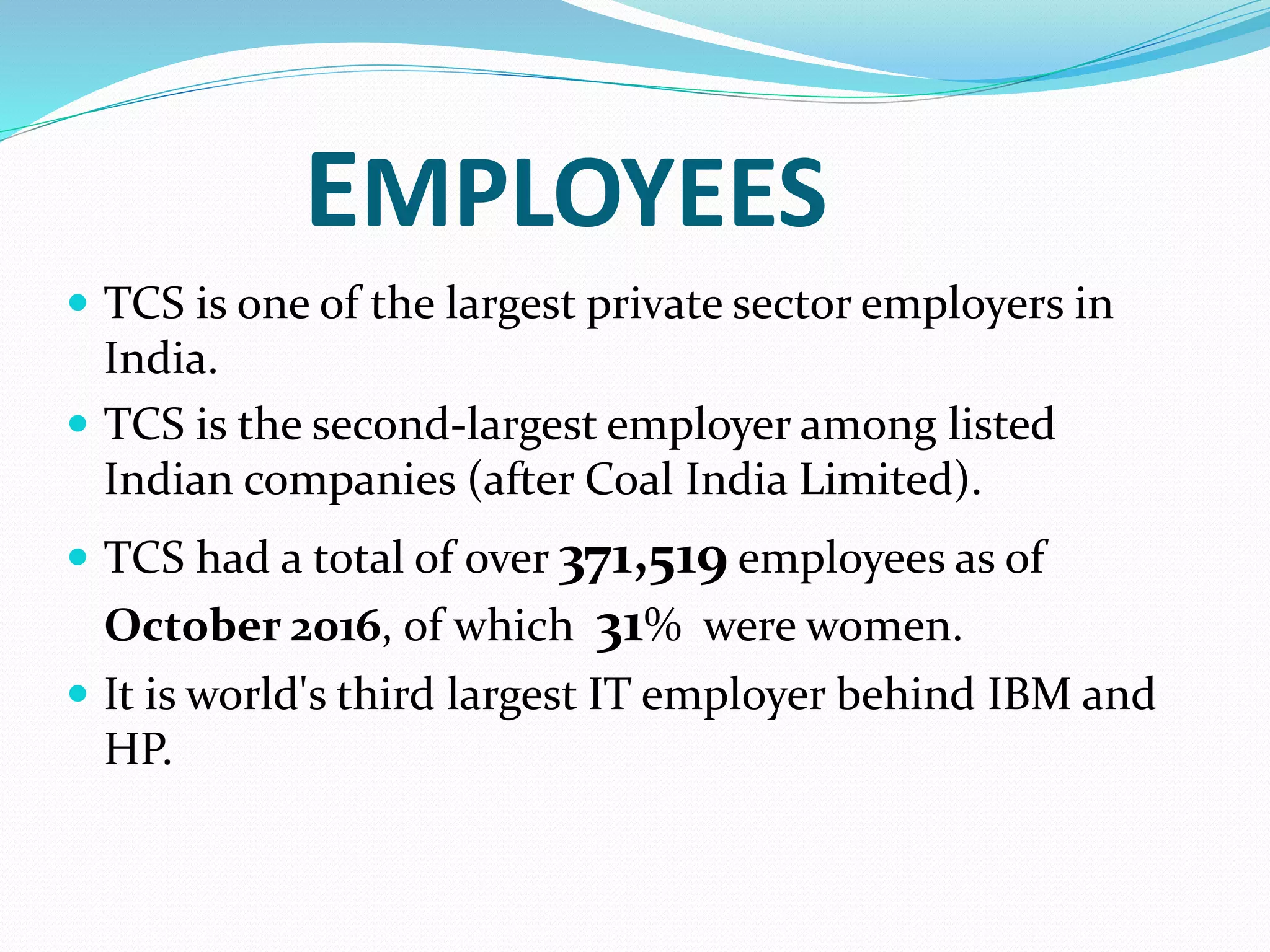 TATA CONSULTANCY SERVICE] | PPT