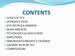 TATA CONSULTANCY SERVICE] | PPT