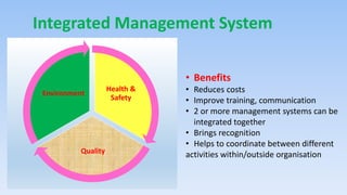 Integrated Management System training,awareness,safety | PPTX