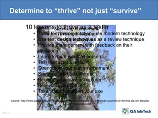 The New Gives and Takes in a testers role | PPT