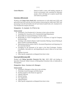 Rajani resume | PDF