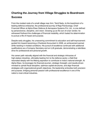 Raja Panduranga_ Strengthening India’s Defence Future Through Strategic ...