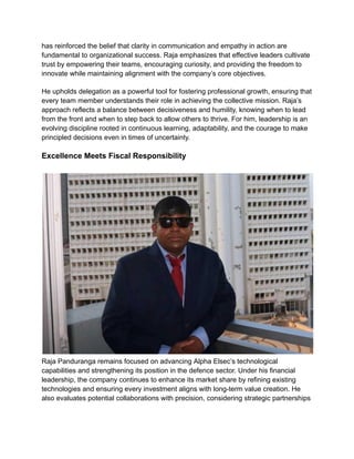 Raja Panduranga_ Strengthening India’s Defence Future Through Strategic ...