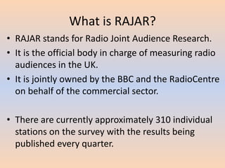 RAJAR Research | PPT