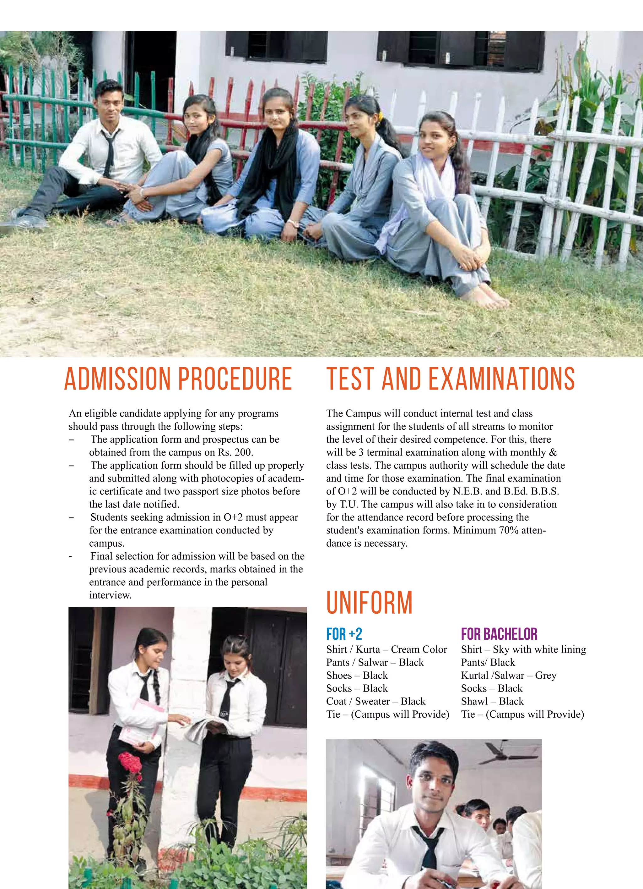 Rajarshri Janak Campus prospectus 2076 | PDF | Educational Assessment | Education