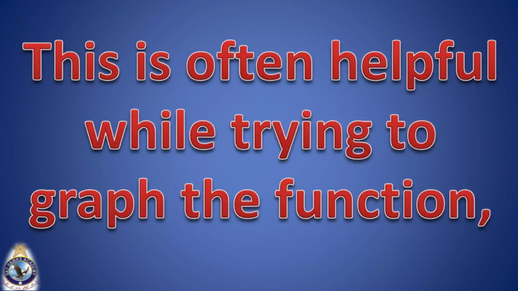 END BEHAVIOUR OF A FUNCTION | PPT