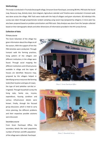 Village Case Study : PRA tools | PDF