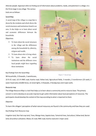 Village Case Study : PRA tools | PDF