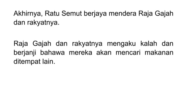 raja semut.pptx | Free Download