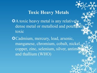 Assessment of the heavy metal pollution from mining activities | PDF