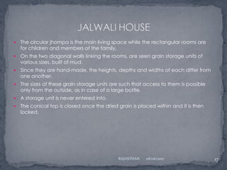 Rajasthan Vernacular Houses Jalwali and Khidrat | PDF
