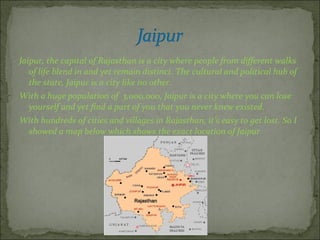 Welcome to Jaipur | PPT