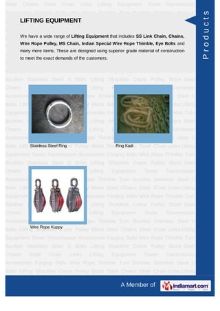 Rajasthan Forging Works, Mumbai, Industrial Forging Products | PDF ...