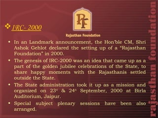 Rajasthan Foundation Introduction | PPT