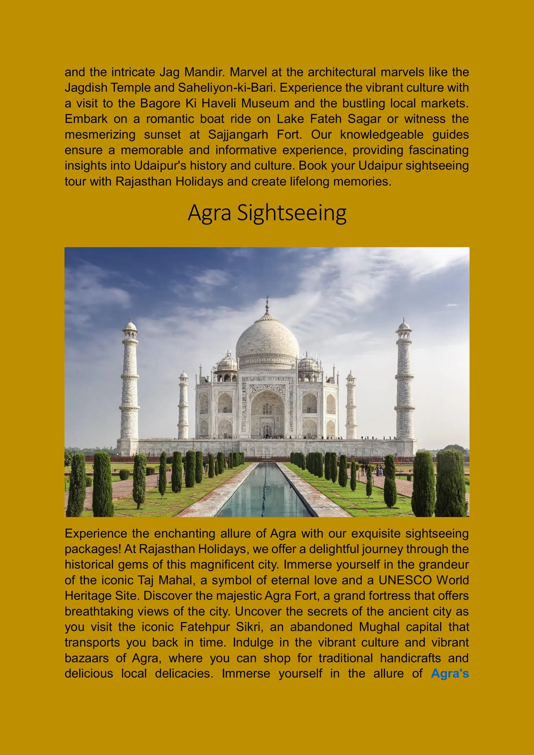 Jaipur Trip package | PDF