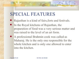 Rajasthani cuisine | PPT