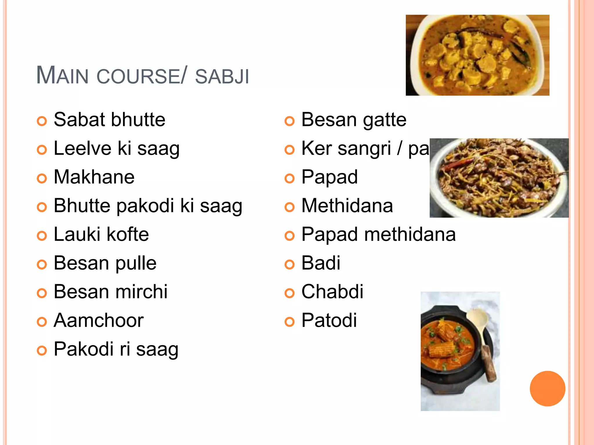 Traditional Rajasthani food & dishes | PPTX