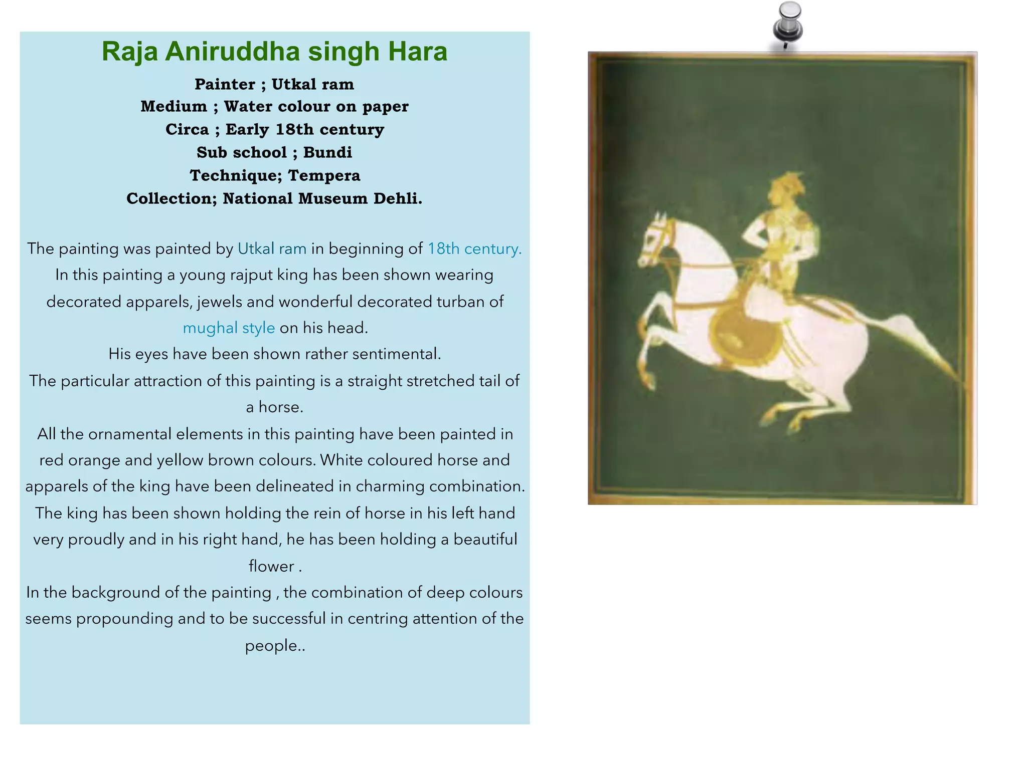 Rajasthani painting . class 12 | PDF