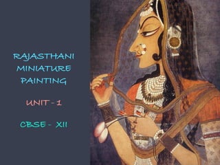 Rajasthani painting . class 12 | PDF