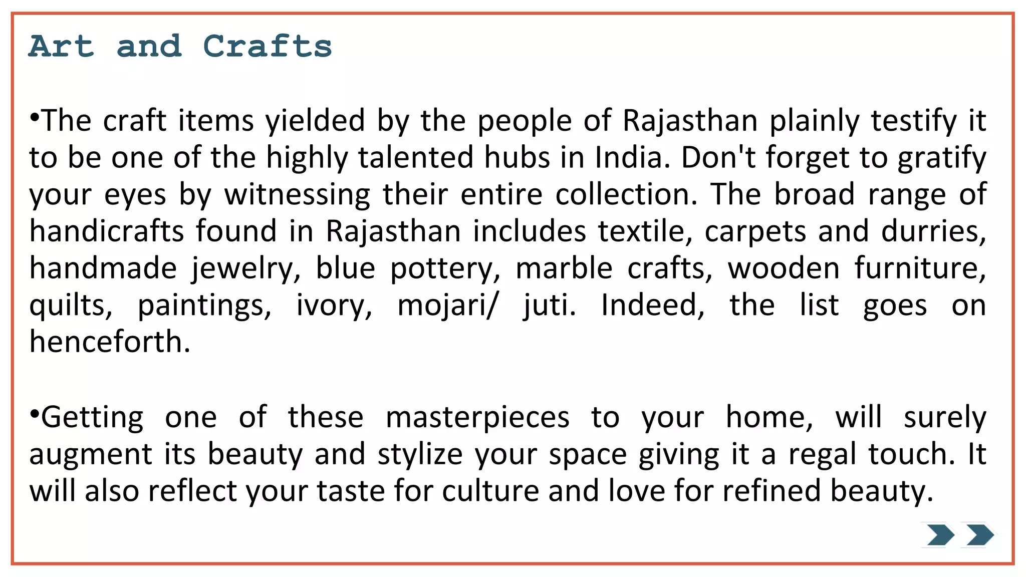 Rajasthan tourism information | PPT | Asia Travel | Travel Locations