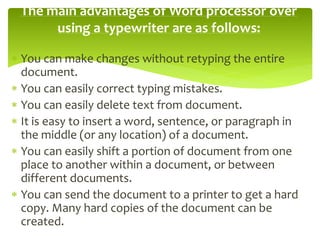 word processor | PPT