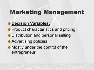 Entrepreneurship and business management | PPTX