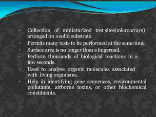 The Biochip Technology | PPTX