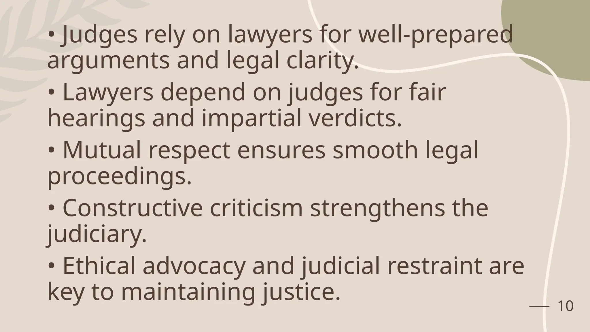 Wheels of the chariot of justice and bar bench relation | PPTX