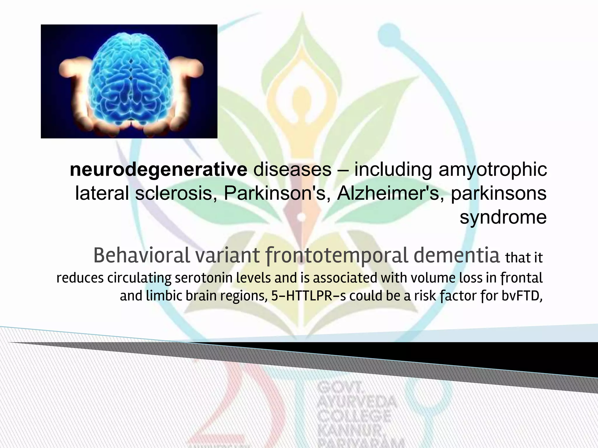 Role of moordhathyla in serotonin related neuroendocrinology Dr.Simi ...