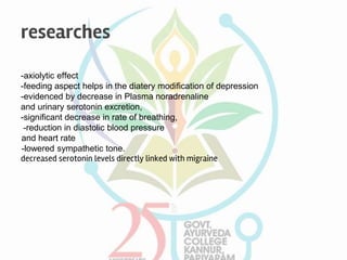 Role of moordhathyla in serotonin related neuroendocrinology Dr.Simi ...