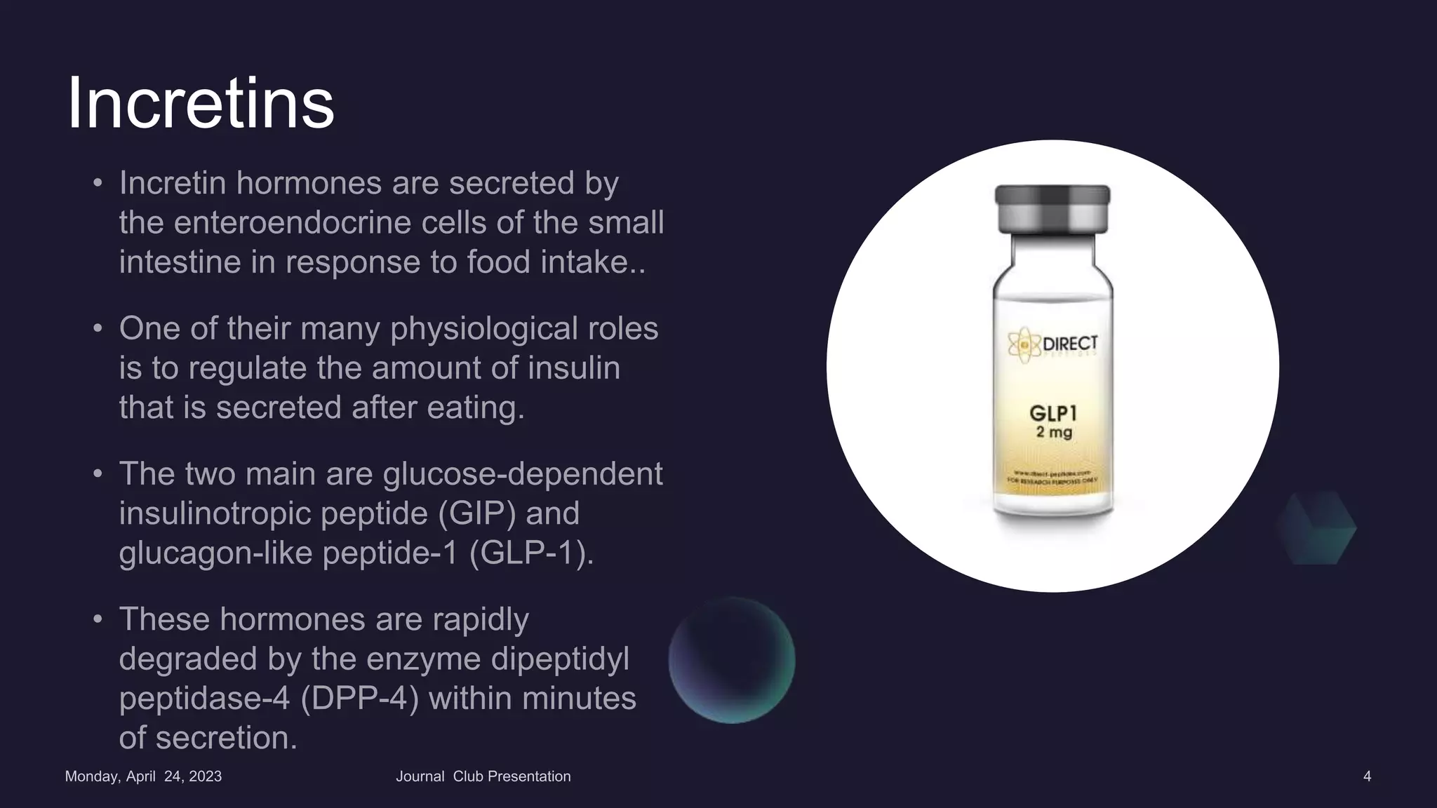 The Role of Incretins in Glucose Regulation in Type 2 Diabetes mellitus ...
