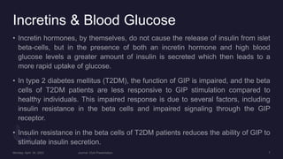The Role of Incretins in Glucose Regulation in Type 2 Diabetes mellitus ...