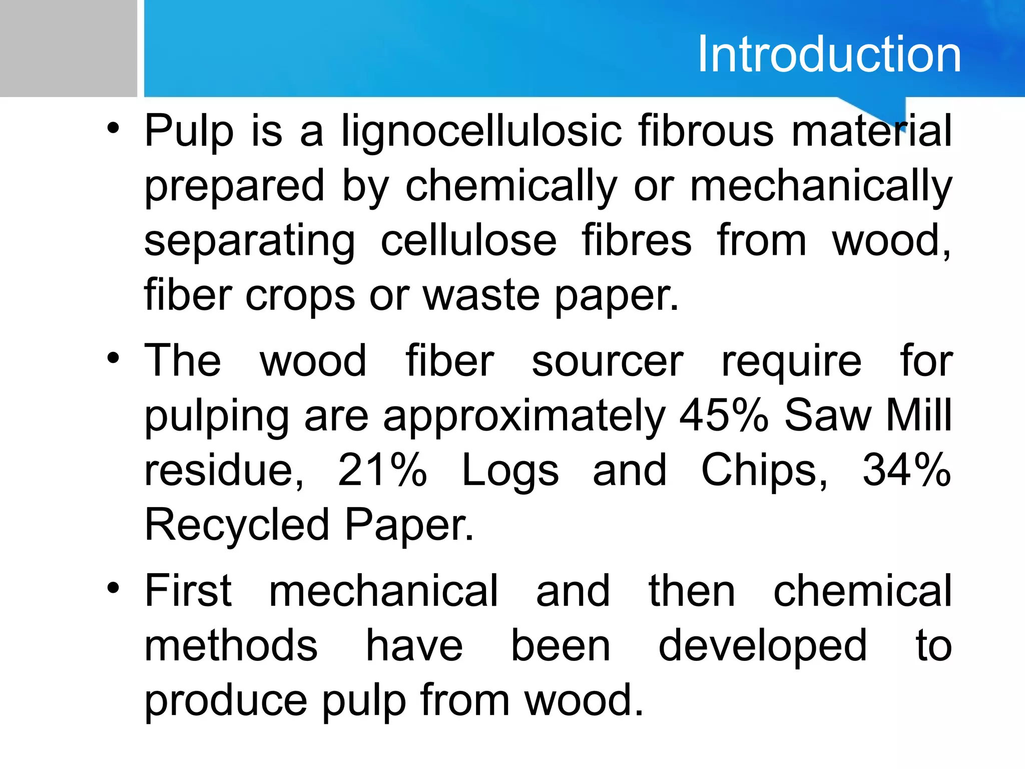Pulp and Paper | PPT
