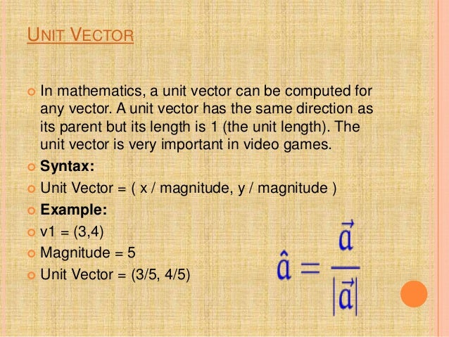 vector application