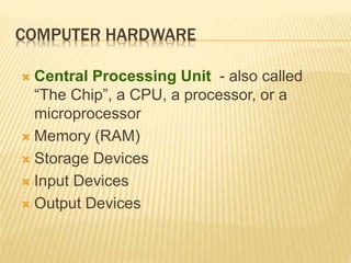 computer hardware | PPTX