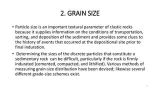 RAJAT YADAV, M.Sc. Previous ,TEXTURE OF SEDIMENTARY ROCKS .pptx ...