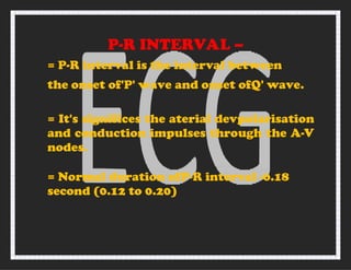 ECG ( ELECTRO CARDIO GRAPH) USE , INTRODUCTION, lead , ECG waves | PPT ...