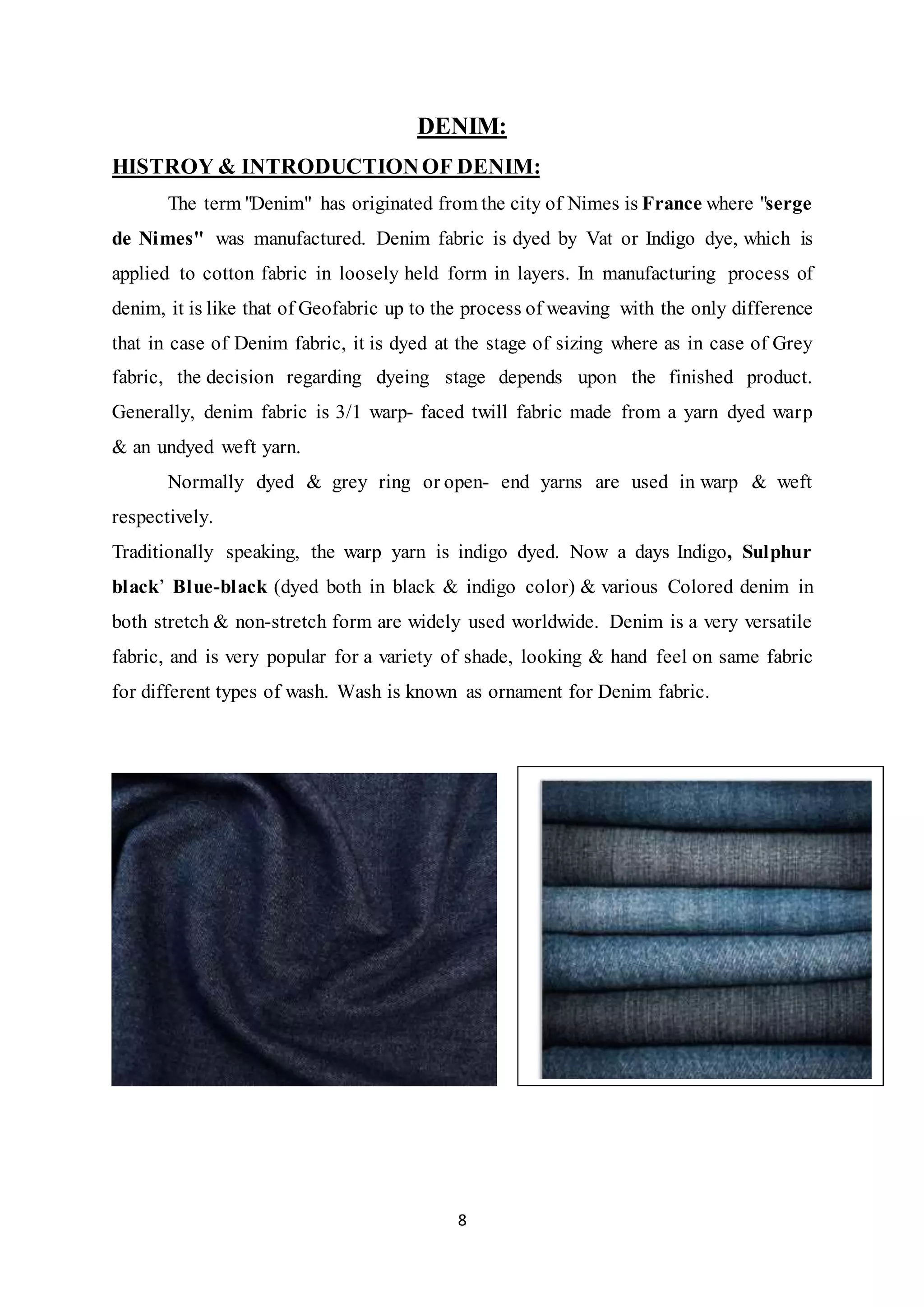 Rajby textile weaving report | DOCX