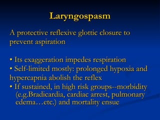 Raj care laryngospasm ppt | PPT